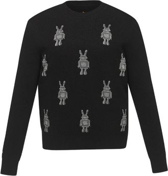 MCM sweat &agrave; imprim&eacute; graphique - Noir