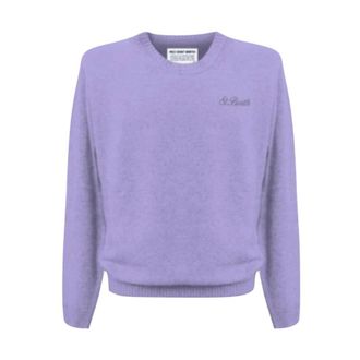 MC2 Saint Barth Homme, Pulls, Violet, Taille: M Pull en Laine dAgneau