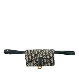 Dior Pre-owned Vintage G&uuml;rteltasche - - Pre-owned - Damen - Blau - ONE SIZE