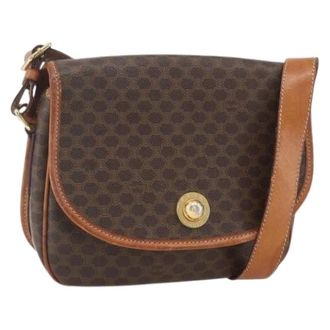 Celine Sac bandouli&egrave;re vintage Pre-owned - Femme - Pre-owned - Brun - Taille: ONE Size