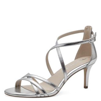 Tamaris Sandales Mode Femme 1-28348-42, Pointure:37 EU, La Couleur:Argent
