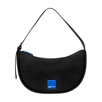 Karl Lagerfeld Logo-Patch Umh&auml;ngetasche - - Bags - Damen - Schwarzk - ONE SIZE