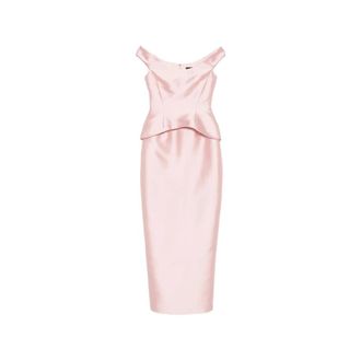 Solace London Femme, Robes, Rose, Taille: 42 FR Robe Papin