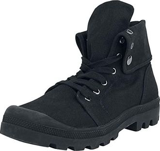 Brandit Chaussures Militaires Montantes En Toile Unisexe Bottes noir EU42 Coton