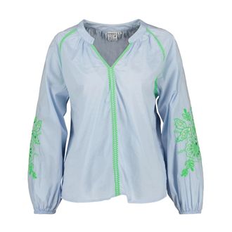 Emily van den Bergh Damen, Blusen & Hemden, Blau, LGr&ouml;&szlig;e