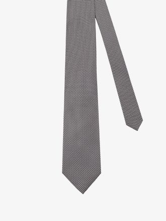 Tom Ford Mens Silk Tie Grey Ties & Bow