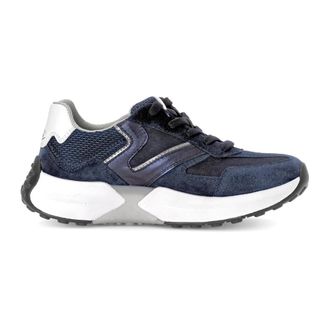 Gabor Femme, Chaussures, Bleu, Taille: 37 1/2 EU Baskets roulant confortable en bleu