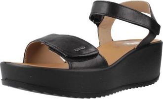 Igi & Co D.Candy Sandales compensées pour femme, Noir, 37 EU