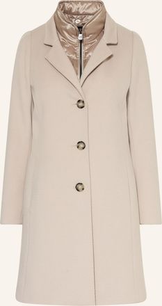Cinzia Rocca Cinzia Rocca Wollmantel Mit Herausnehmbarer Blende beige