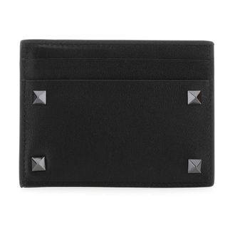Valentino Garavani Rockstud Card Holder - - Accessories - Herren - Schwarzk - ONE SIZE