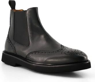 Rosso E Nero Herren Schuhe schwarz Glattleder
