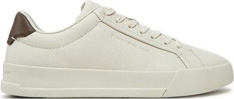 Tommy Hilfiger Sneakers Th Court Best Tumbled Lth FM0FM05324 Beige