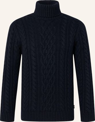 Joop Rollkragenpullover Lerresto blau