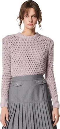 Nenette Femme, Pulls, Violet, Taille: 40 FR Tricot &agrave; col rond