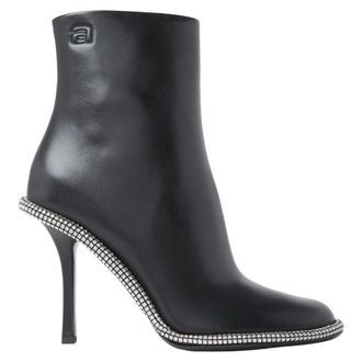 Alexander Wang Femme, Chaussures, Noir, Taille: 38 EU Bottines en Cuir