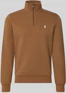 Polo Ralph Lauren Regular Fit Troyer aus Baumwoll-Mix