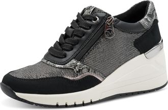 Marco Tozzi Marco Tozzi Damen by Guido Maria Kretschmer 2-83703-45 Sneaker, Black Comb, 42 EU