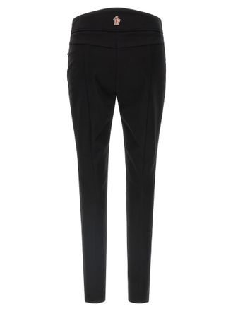 Moncler 4-Way Stretch Technical Twill Trousers - Black