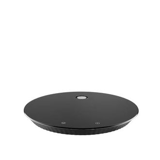 Alessi Plissé MDL16 B - Design Digital-Küchenwaage Aufhängung mit Wandhalterung, aus Thermoplastischem Harz und Gehärtetem Glas, Wiederaufladbare Batterie, S