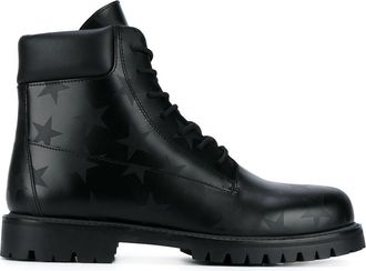 Valentino Garavani bottines &agrave; &eacute;toiles - Noir