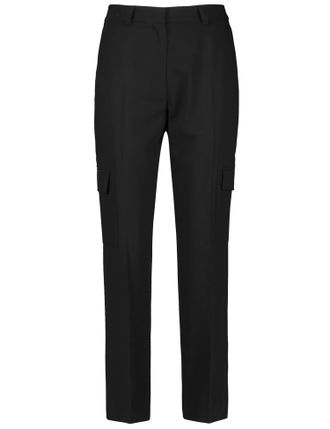 Gerry Weber Damen 320015-31428 Hose, Schwarz (Schwarz 11000), W(Herstellergr&ouml;&szlig;e: 48)