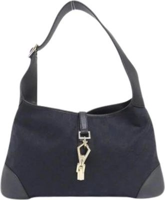 Gucci Sac bandouli&egrave;re vintage GG Canvas Pre-owned - Femme - Pre-owned - Noir - Taille: ONE Size