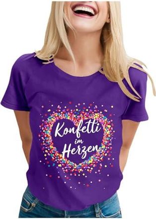 Generic T-shirt Aperol Spritz pour femme - T-shirt de loisirs amusant - Costume de carnaval et de carnaval - Avec imprim&eacute; cocktail - L&eacute;ger - D&eacute;contract&eacute; - &Eacute;l&eacute;