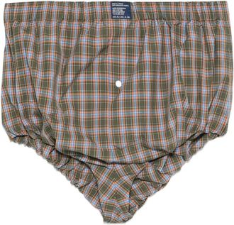 Meryll Rogge short à carreaux - Vert