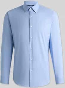 HUGO BOSS Regular Fit Businesshemd aus Stretch-Twill Modell P-JOE-KENT-C1-222