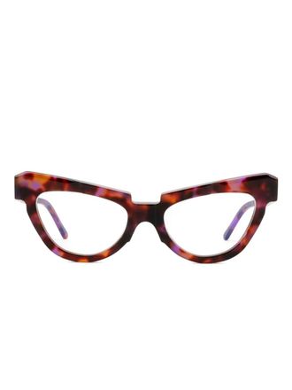 Kuboraum lunettes de vue K39 &agrave; monture papillon - Violet