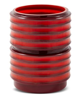 Pols Potten Mittelgroße Layer Vase (27cm) - Rot