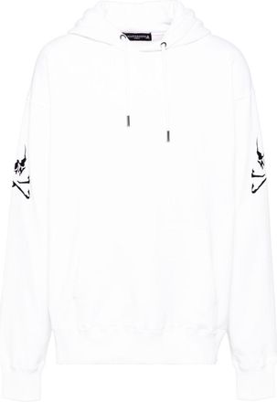 MASTERMIND WORLD hoodie à logo brodé - Blanc
