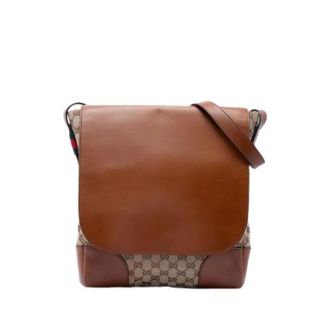 Gucci Pre-owned Canvas Crossbody Bag - - Pre-owned - Damen - Braun - ONE SIZE