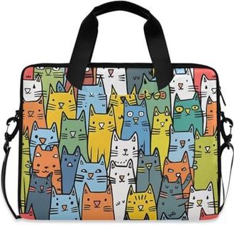 Alaza Sac pour ordinateur portable de 40,6 à 15,6 - Sac à bandoulière pour ordinateur portable de 40,6 à 15,6 - Pour homme et femme, étudiant, travail, voya