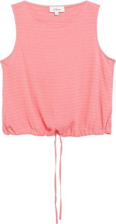 s.Oliver Blusentop Bluse Top aus Viskosemix mit regulierbarem Bund