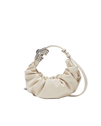 Diesel Womens Hobo Bag Grab-D White Medium-White Handbags Medium/white Hand