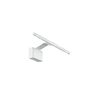 Luce-Ambiente-Design Led Alcor Wall Light in White Aluminum 5w 3000k (Warm Light)