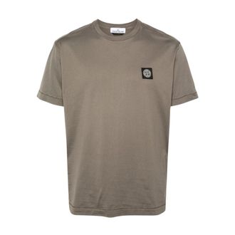 Stone Island Homme, Tops, Brun, Taille: 2XL Collection de T-shirts et Polos &Eacute;l&eacute;gants