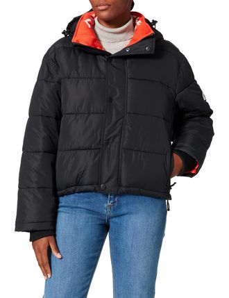 Kings of Indigo Damen ZHENGA Jacke, Schwarz (Black 6900), (Herstellergr&ouml;&szlig;e:L)