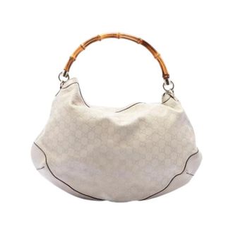 Gucci Pre-owned Peggy Satchel - Femme - Pre-owned - Beige - Taille: ONE Size