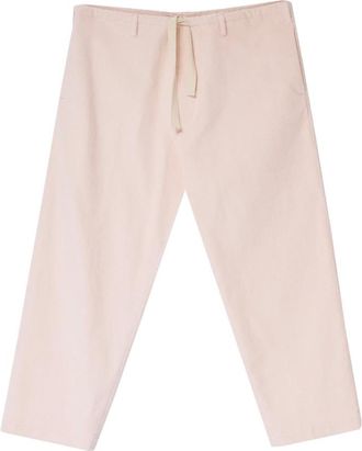 Moschino Femme, Pantalons, Rose, Taille: 40 FR Pantalone Adrian Velluto Coste