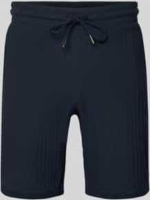 Bugatti Shorts mit Strukturmuster und elastischem Bund