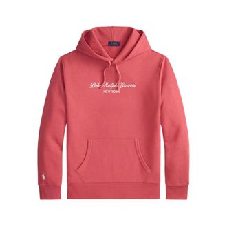 Ralph Lauren Logo-Print Kapuzenpullover mit Kordelzug - - Sweatshirts & Hoodies - Herren - Rot - S