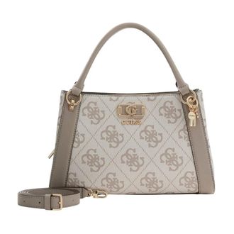 Guess Femme, Sacs, Beige, Taille: ONE Size Karnilla Logo Gfriend Sathel