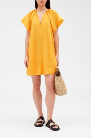 Claudie Pierlot Kurzes Kleid, gelb