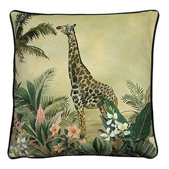 furn. Evans Lichfield Manyara Housse de Coussin, Polyester, Girafe