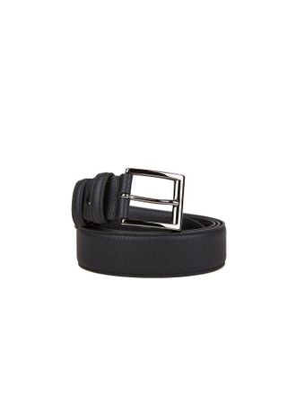 Momo Design Mens Belt Black Genuine Leather Accessories