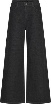 Ichi Ichi, Femme, Jeans, Noir, Taille: W34 L32 Wide Jeans