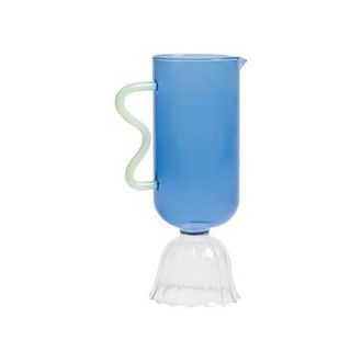 &Klevering Carafe Tulip - Bleu - Verre