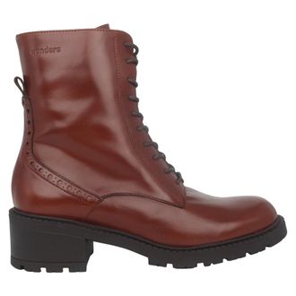 Wonders Brauner Leder Damen Stiefelette - - Shoes - Damen - Braun - 41 EU